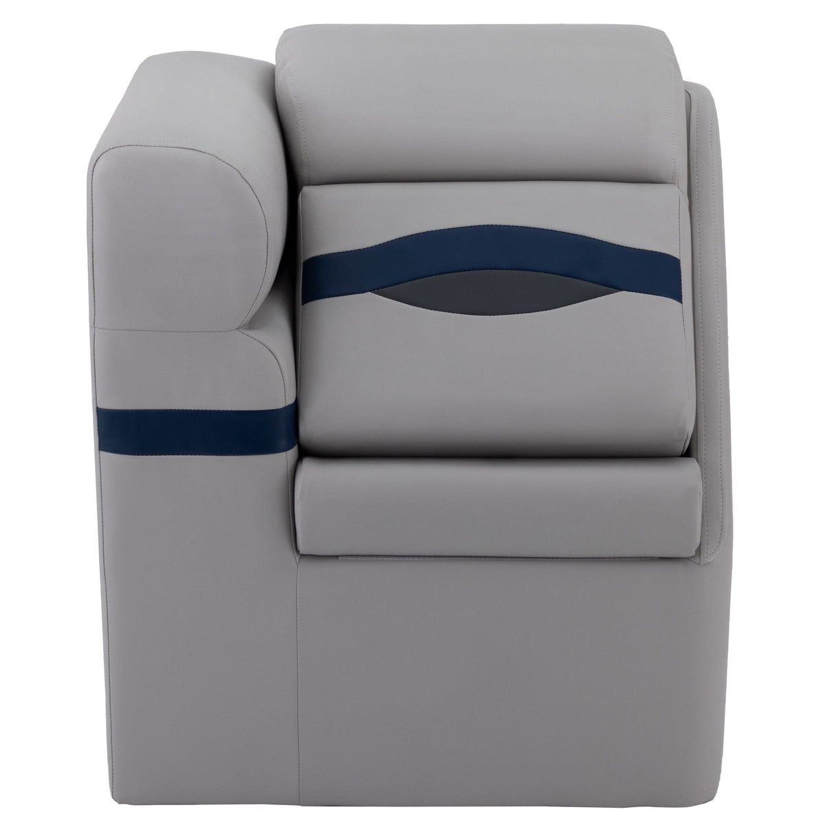 Premium Left Upholstered Lean Back – Boat Seats